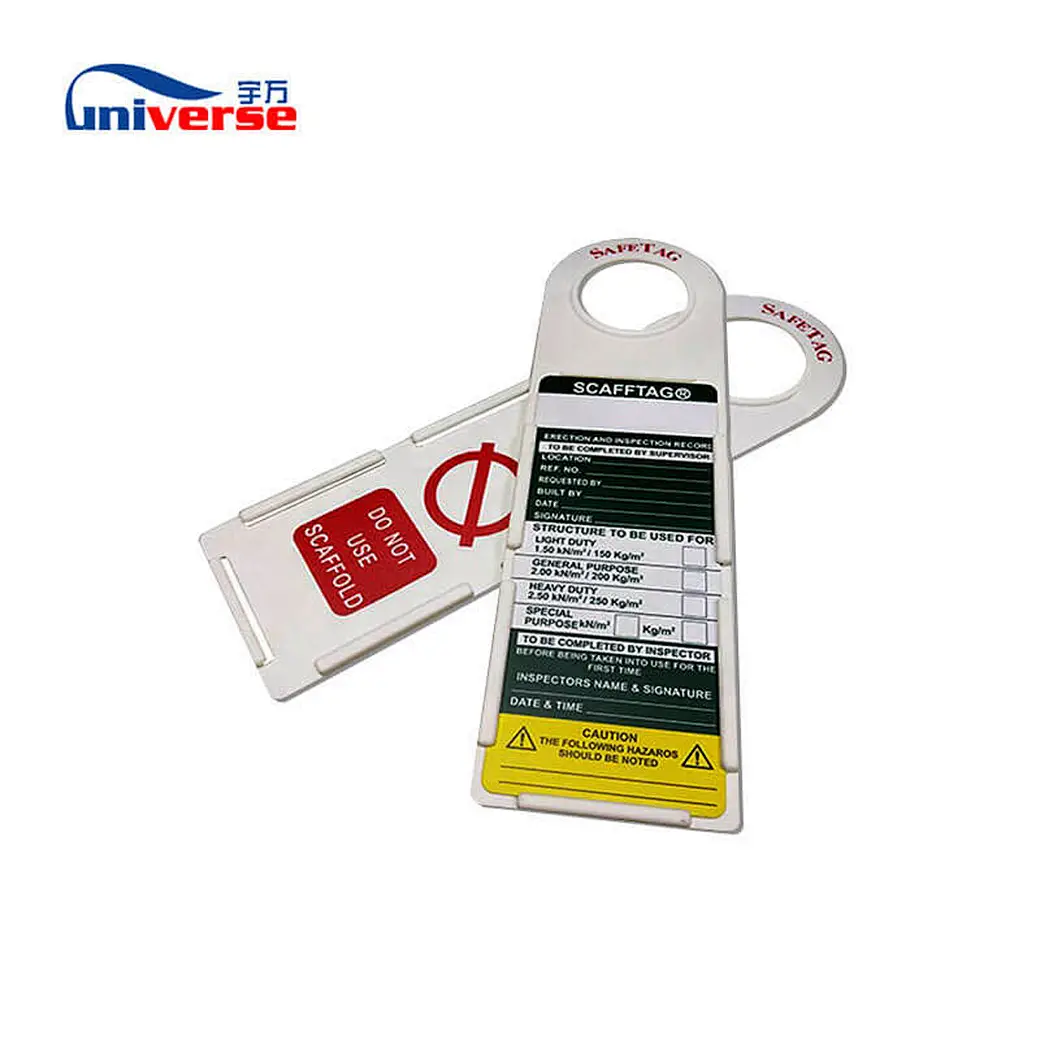 Custom scafftags | universe plastic